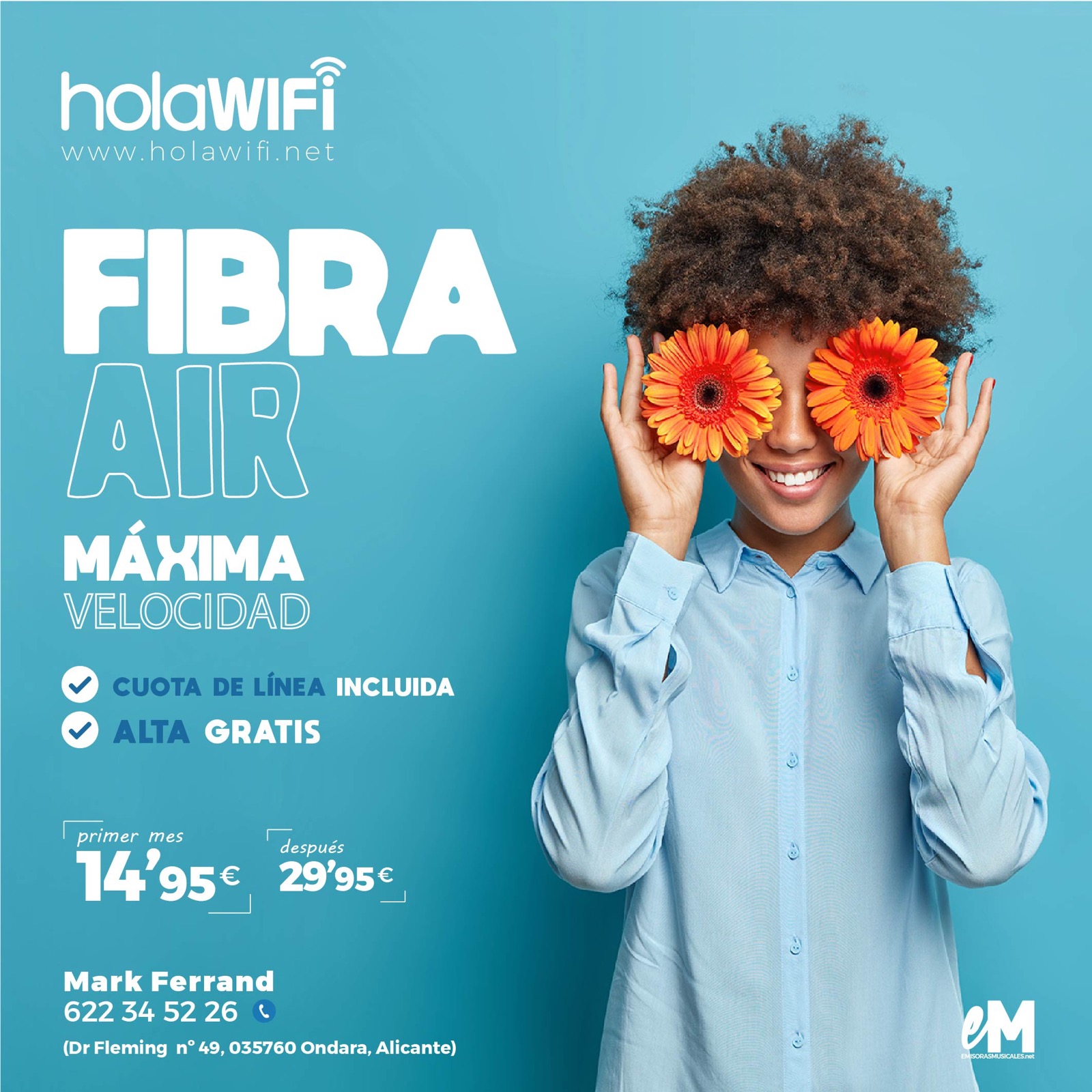 Internet - no line, no problem - FibraAir (Max Speed)